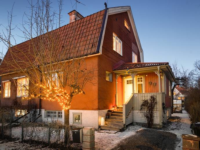 Ängsvägen 11 - Såld parhus (Tomträtt) - Gamla Enskede, Stockholms ...