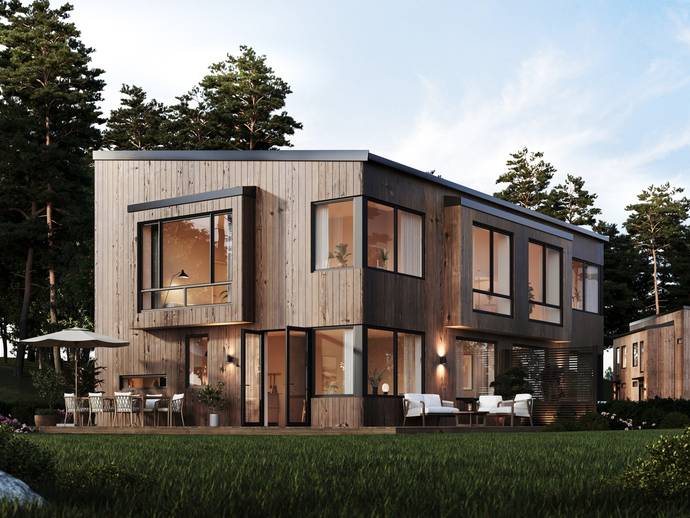 Åbroddsvägen 31A, parhus 2 i Kummelnäs, Nacka kommun - radhus till salu ...