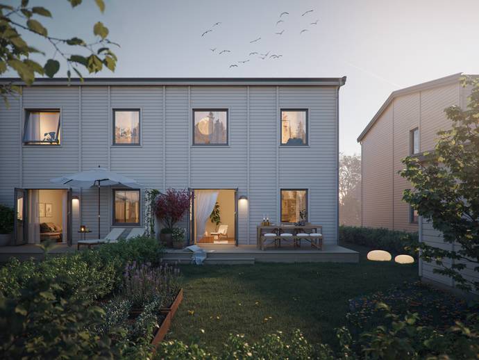 Slottsfogdevägen 20 i Mariefred, Strängnäs kommun - radhus till salu ...