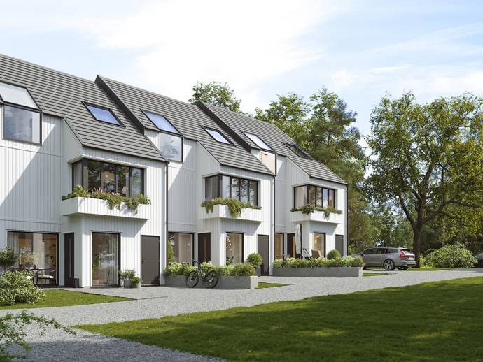 Ulvsbergsvägen 7E i Tullinge Strand, Botkyrka kommun - radhus till salu ...