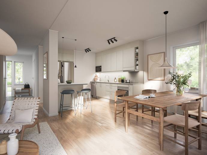 Slottsfogdevägen 20 i Mariefred, Strängnäs kommun - radhus till salu ...