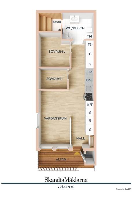 Vråken 7C - lägenhet till salu - Hemnet