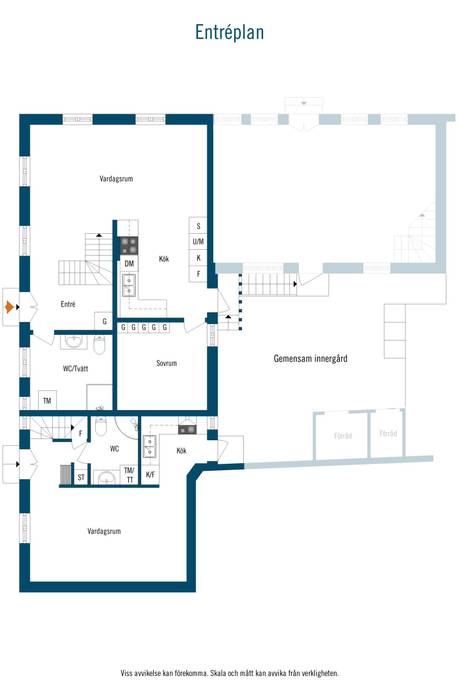Tullhusgatan 7A och 7B i Gamla stan, Simrishamns kommun - radhus till ...